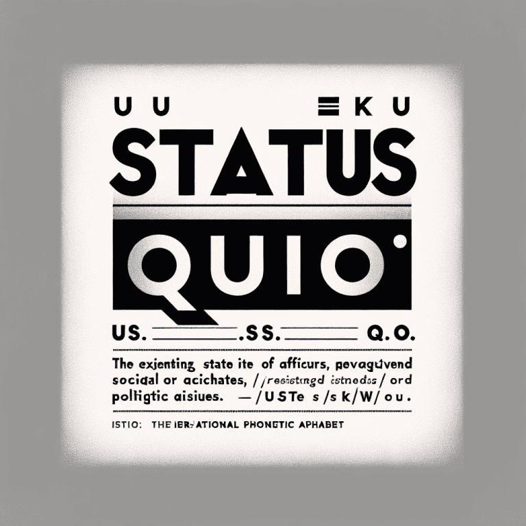 Die Bedeutung des Status quo: Warum es wichtig ist, ihn zu verstehen ...